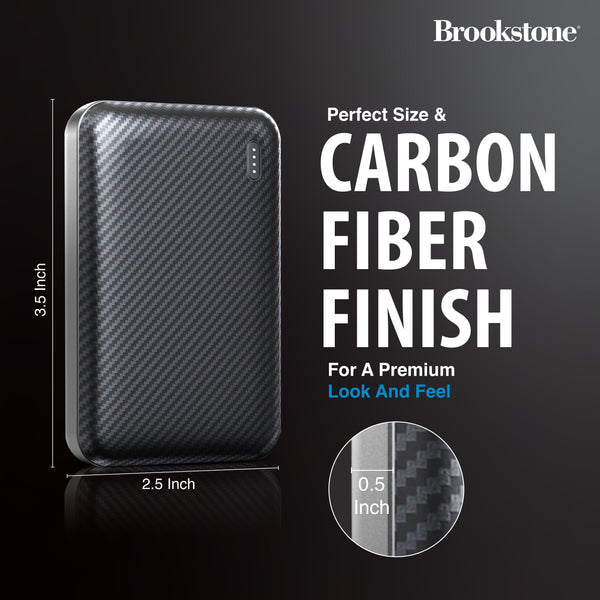 Brookstone Carbon Fiber 5000mah Power Bank – Gabba Goods