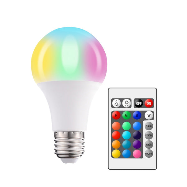 Glow LED Multi-Color RGB Light Bulb with Remote - 5 Watt – Gabba Goods
